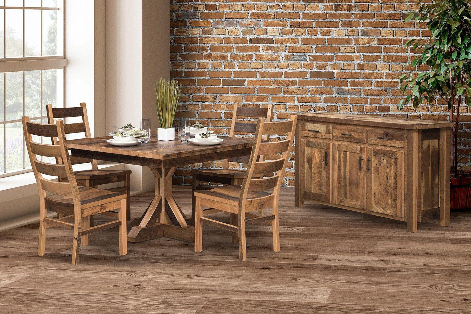 Amish barnwood furniture store