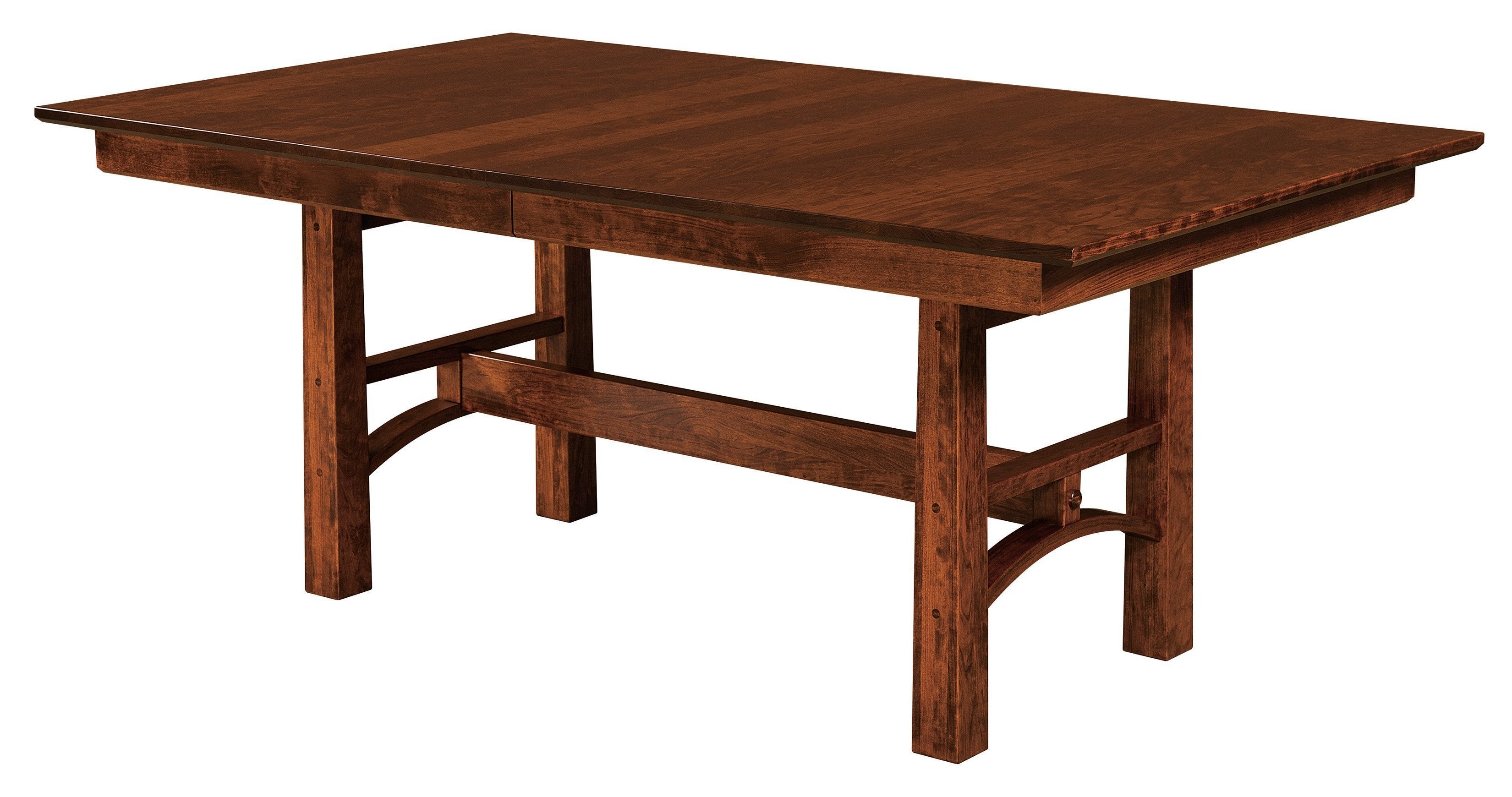 Bridgeport Amish Trestle Table – Charleston Amish Furniture