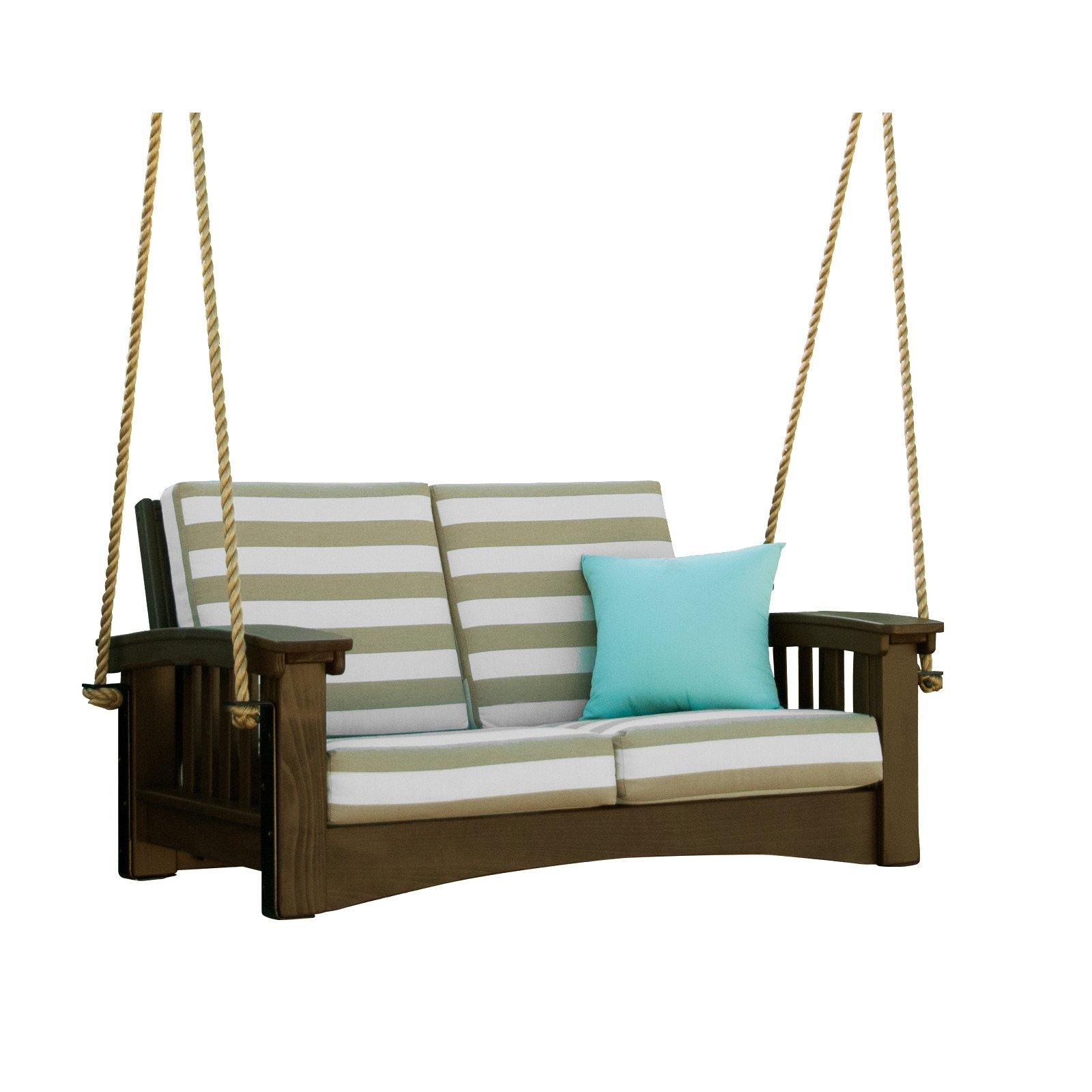 Amish Mission Lounge Rope Swing – Charleston Amish Furniture