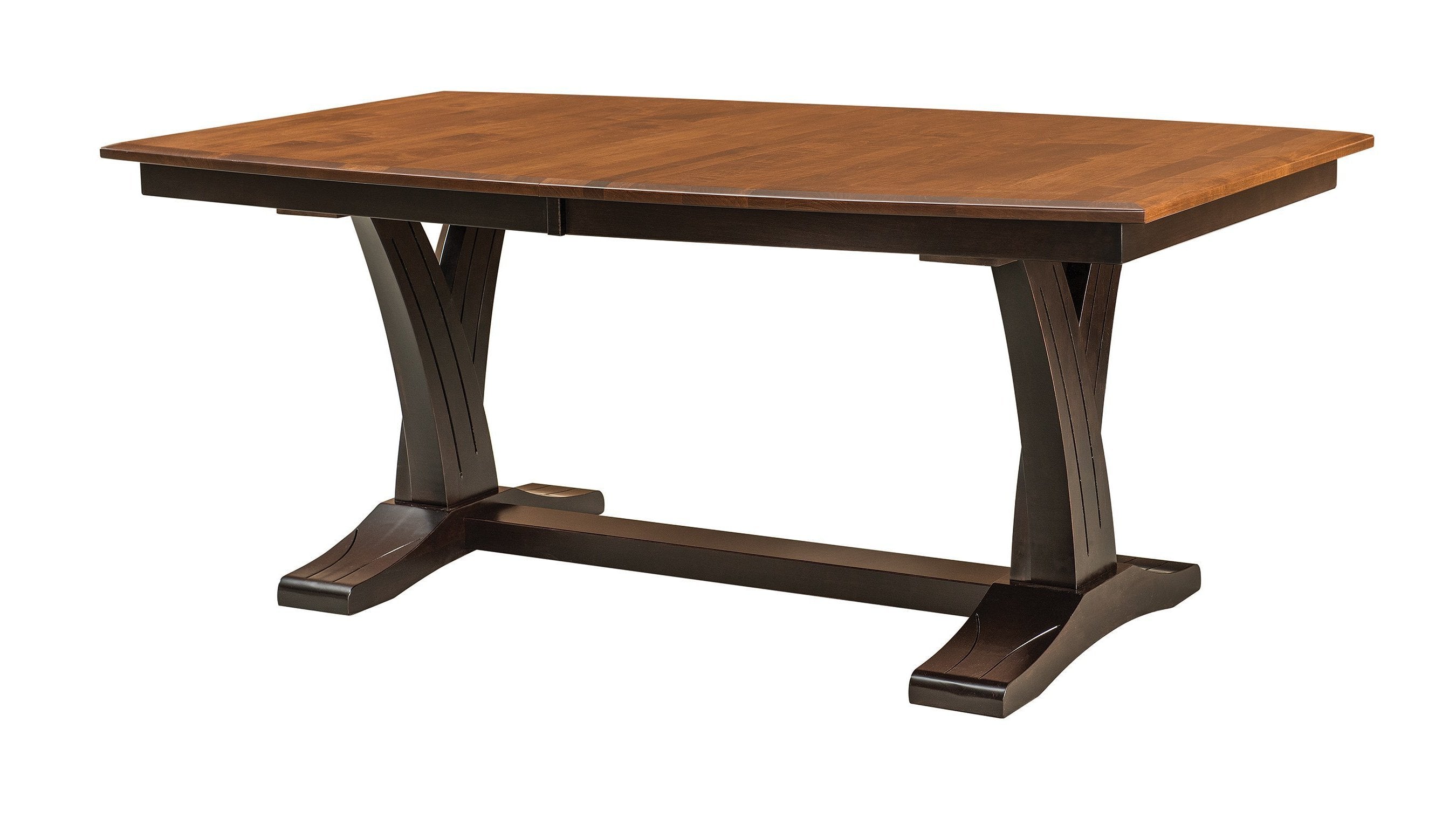 Paris Amish Solid Wood Trestle Table – Charleston Amish Furniture